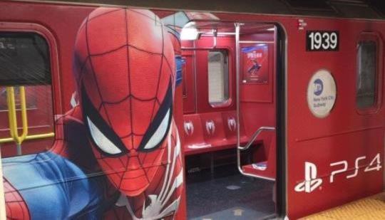 Take a Closer Look at the Marvel’s Spider-Man Hype Train Running Under ...
