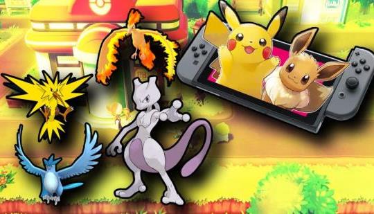 Pokemon Let's Go | Mewtwo, Legendary Bird Locations | Gigamax Games | N4G