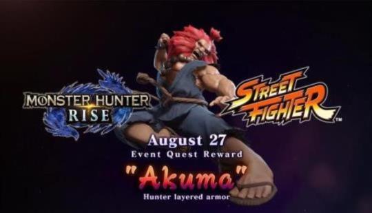 Street Fighter's Akuma Unleashes the Satsui no Hado on Monster Hunter ...