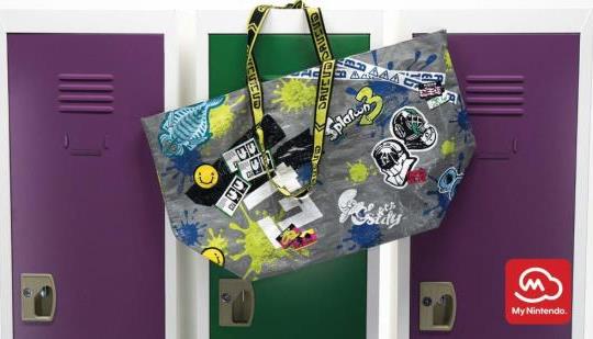 My Nintendo adds Splatoon 3 Splatsville shopping bag, graffiti sticker ...